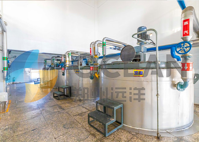 Small Scale CS Palm Oil Refinery Equipment With Degumming Tank